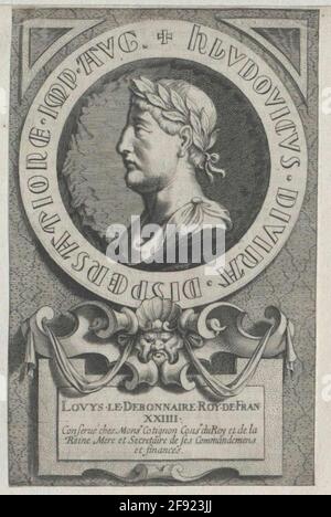 Ludwig I, the religious, Roman emperor Stock Photo - Alamy