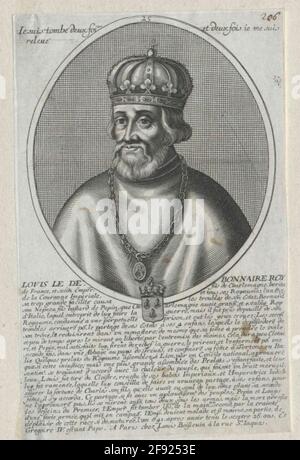 Ludwig I, the religious, Roman emperor Stock Photo - Alamy
