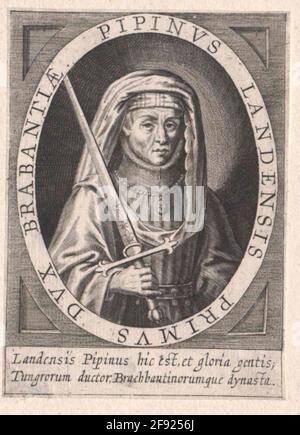 Pippin of the elderly, Majordomus of Franconia Stock Photo - Alamy
