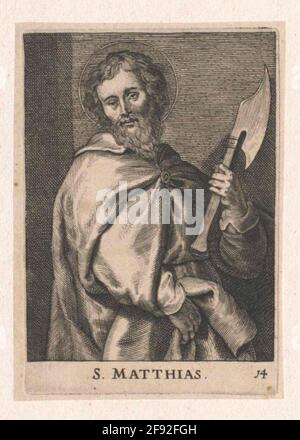 Matthias, Holy Apostles Stock Photo - Alamy