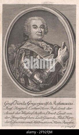 Count Kirill Razumovsky Stock Photo - Alamy