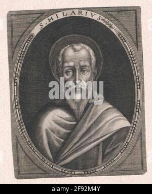 Hilarius of Poitiers, holy Stock Photo - Alamy