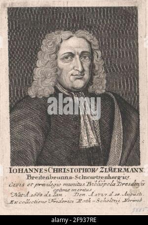 Zimmermann, Johannes Christoph Stock Photo - Alamy