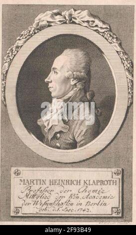 Klaproth, Martin Heinrich Stock Photo - Alamy