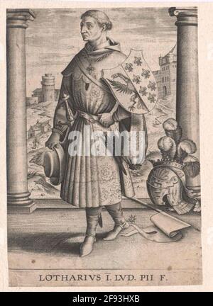 Lothar I was a 9th-century emperor of the Holy Roman Empire and a ruler ...