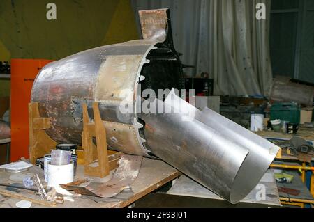 jet engine exhaust pipe Stock Photo - Alamy