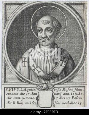 Pius I., papa Stock Photo - Alamy
