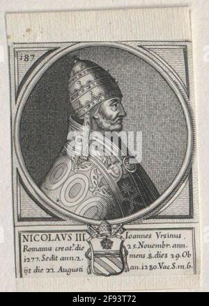 Nikolaus III., papa Stock Photo - Alamy