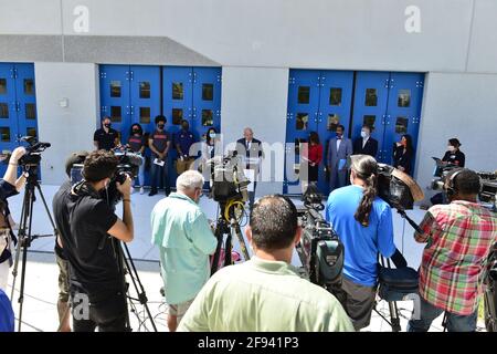 President of Florida Memorial University, Dr. Karl S. Wright speaking ...
