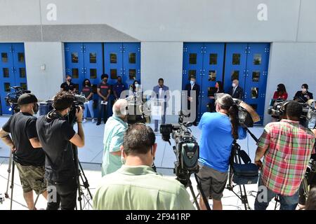 MIAMI, FLORIDA - APRIL 15: Jackie Menendez, VP of Communications ...