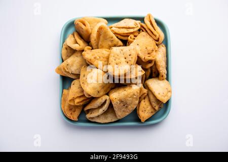 Layered or strips Mathri or mathiya is a popular snack recipe that ...