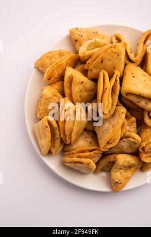 Layered or strips Mathri or mathiya is a popular snack recipe that ...