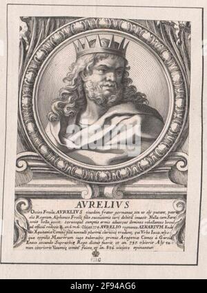 Aurelius of Asturias (c. 740-774). King of Asturias (768-774). Portrait ...