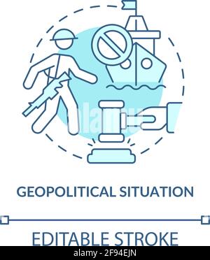Geopolitical situation concept icon Stock Vector Image & Art - Alamy