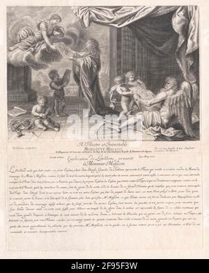 Portrait of Antoine Masson. Portrait of the French engraver Antoine ...
