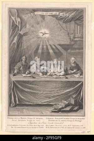 Group picture Four Jansenist bishops of France Stock Photo - Alamy