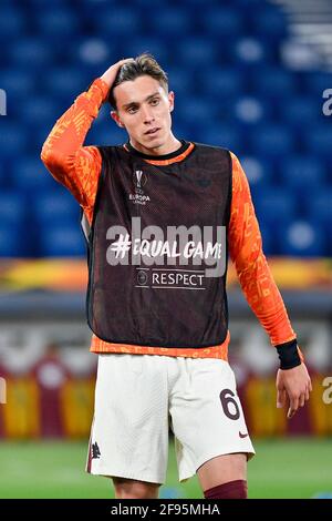 Riccardo Calafiori of Roma during the Europa League Group Stage A ...