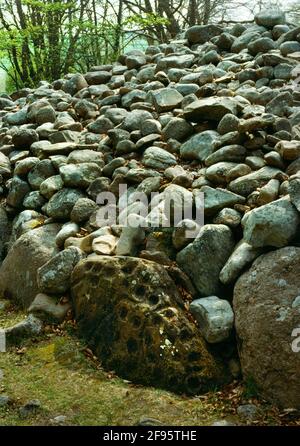 Clava Cairns to the East of Inverness Stock Photo - Alamy