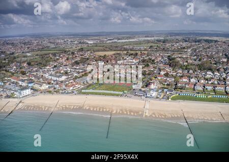 Beach seascape in Felpham, West Sussex, UK Stock Photo - Alamy