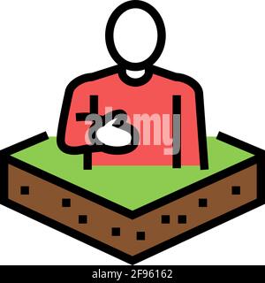owner land color icon vector illustration Stock Vector Image & Art - Alamy