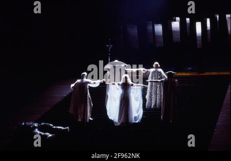 the Gods ascend to Valhalla in DAS RHEINGOLD by Wagner at the The Royal ...