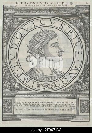 Ludwig I, the religious, Roman emperor Stock Photo - Alamy