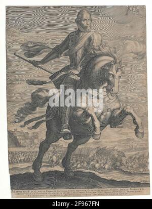 Moritz, Prince of Orania, Count of Nassau as a victorious general on ...