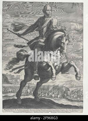 Moritz, Prince of Orania, Count of Nassau as a victorious general on ...