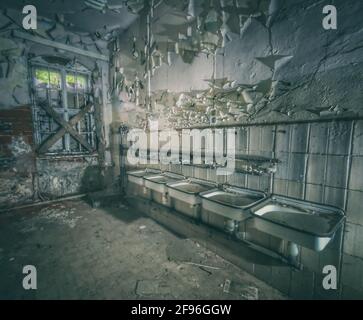Lost Place, Old abandoned children's home Stock Photo - Alamy