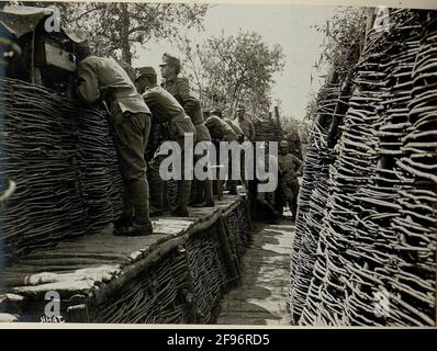 Trenched in infantry regiment 88 Stock Photo - Alamy