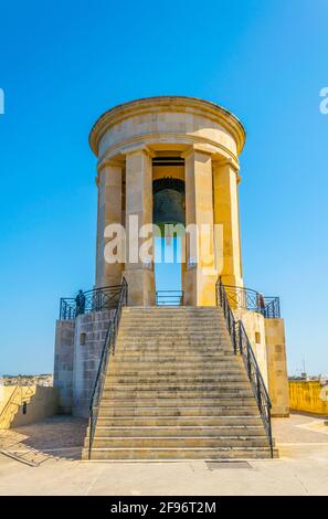 Siege Bell pavillion at the Siege Bell War Memorial commemorating ...