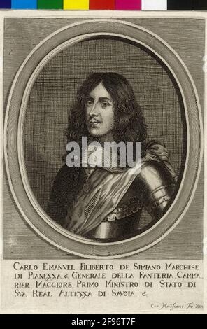 Simiana, Marquis of Pianezza, Carlo Emanuele Filiberto di Stock Photo ...