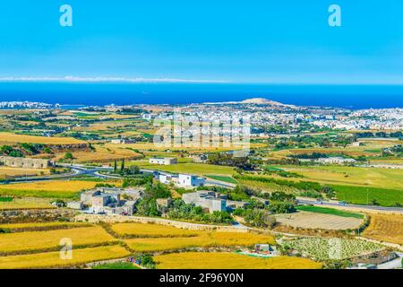 Countryside on Malta Stock Photo - Alamy