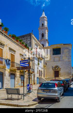 View of a narrow street in the Italian city Andria Stock Photo - Alamy