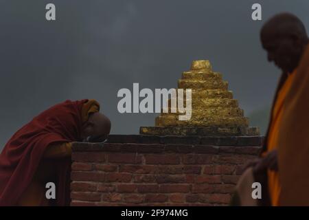 Jetavana Monastery, rainy season Stock Photo - Alamy
