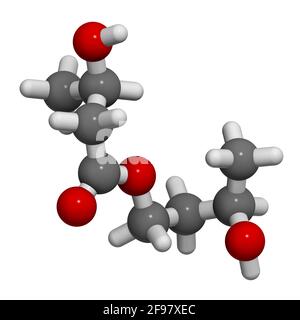 Ketone ester molecule, illustration Stock Photo - Alamy