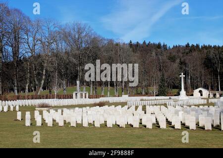 Germany, Upper Bavaria, Dürnbach, military cemetery, graves Bavaria ...