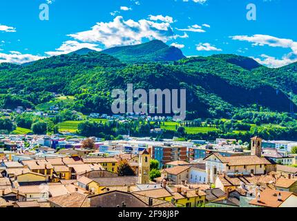 Aerial view of mendrisio town in Switzerland Stock Photo - Alamy