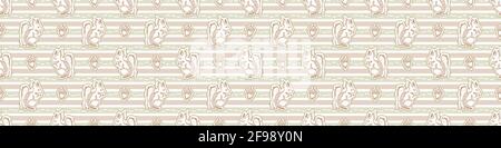 Calm newborn minimal animal seamless pattern. Gender neutral baby ...