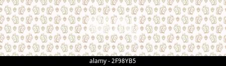 Calm newborn minimal animal seamless pattern. Gender neutral baby ...