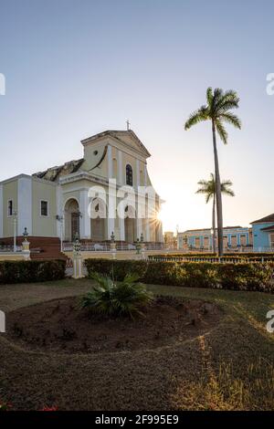 The Church of the Holy Trinity in Plaza Major in Trinidad, UNESCO World ...