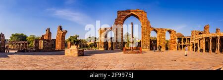 The Qutub Minar Complex, also known as The Qutb Minar, located in ...
