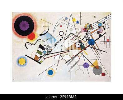 Abstract art in the style of Kandinsky Stock Photo - Alamy
