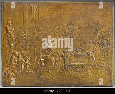 Entry of Alexander into Babylon, or The Triumph of Alexander - Charles ...