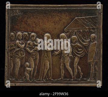 The Roman general, Gaius Marcius Coriolanus, banished from Rome, offers ...