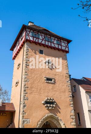 Reutlingen garden gate, first mentioned as the New Tor tor in 1392 ...