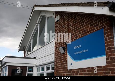 Finham Community Library, Coventry, West Midlands, England, UK Stock ...