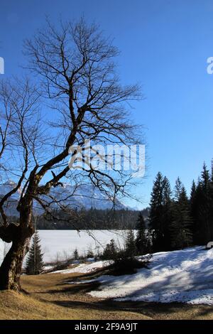 Lake Barm, Karwendel, Bavaria, Germany Stock Photo - Alamy
