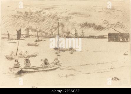 The Thames Towards Erith, c. 1877 Stock Photo - Alamy