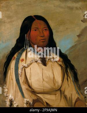 George Catlin Cree Indian Stock Photo - Alamy